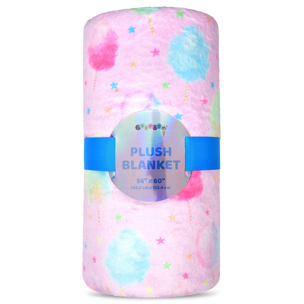 Cotton Candy Carnival Plush Blanket | Iscream